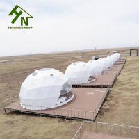 China 4 People Small Geo Dome Tent 7m 8m Diameter For Hotel for sale