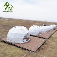 China 4 People Small Geo Dome Tent 7m 8m Diameter For Hotel for sale