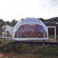 China Canyon Resort Glamping Lifetime Geodome Canopy 10m Prefab SGS Certificated for sale