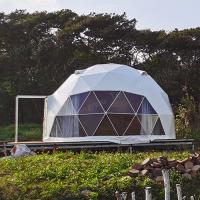 China Canyon Resort Glamping Lifetime Geodome Canopy 10m Prefab SGS Certificated for sale