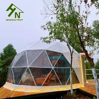 China Hotel Diameter 6m Geodesic Dome Tent White ISO9001 For 2 People for sale
