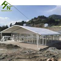 China 60m Arcum Roof Outdoor Event Tents Hot DIP Galvanized 100 Person Wedding Tent for sale