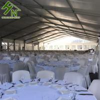China 60m Arcum Roof Outdoor Event Tents Hot DIP Galvanized 100 Person Wedding Tent for sale