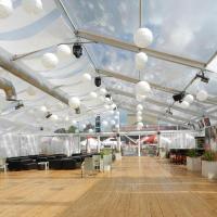 China 15x20m 300 Person Aluminum Frame Tent Marquee Party Hall 3 To 60m Wide for sale