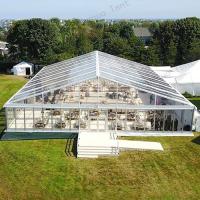 China 15x20m 300 Person Aluminum Frame Tent Marquee Party Hall 3 To 60m Wide for sale