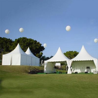 China Restaurant Catering Outdoor Dining Tent 5x5m PVC Canvas Pagoda Shelter for sale