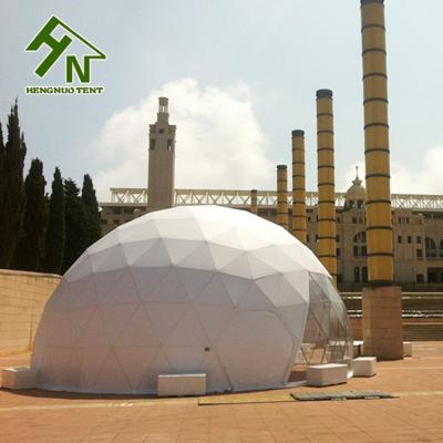 China 2-10 People Falimy Holidays Outdoor Geodesic Round Camping Dome Tent For Resort for sale