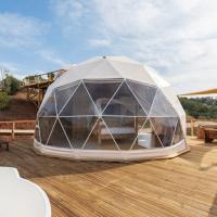 China Hotel Resort Camping Dome Tent House Diameter 6m on Grassland Asphalt for sale