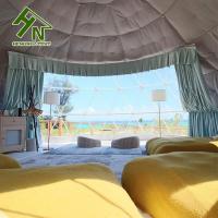China Hotel Resort Camping Dome Tent House Diameter 6m on Grassland Asphalt for sale