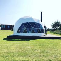China Hotel Resort Camping Dome Tent House Diameter 6m on Grassland Asphalt for sale