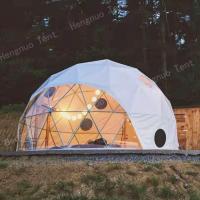China Resort Geodesic Dome Tent 13ft Q235 Galvanized Steel Pipe Eco Friendly Tents for sale
