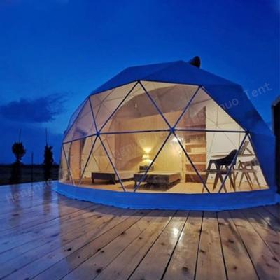 China Resort Geodesic Dome Tent 13ft Q235 Galvanized Steel Pipe Eco Friendly Tents for sale