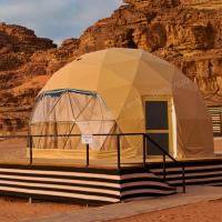 China Geodesic Dome Glamping Prefabricated Tents Metal Frame Camping Tourism for sale