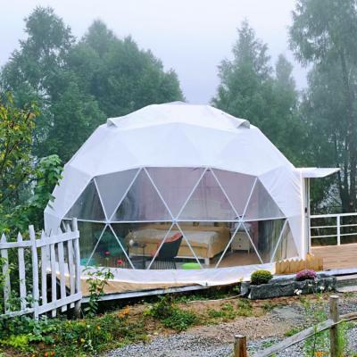 China Hotel Diameter 6m Geodesic Dome Tent White ISO9001 For 2 People for sale
