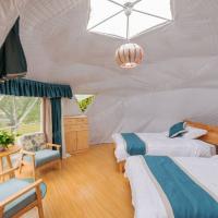 China Five Star Geodesic Dome Tent Outdoor Glamping Igloo House Winter Domo Hotel Resort for sale