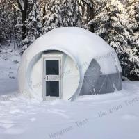 China All Season Geo Dome Yurt Double-Coated PVC Fabric Turist Attraction Shelter for sale