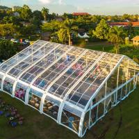 China Arcum Roof Party Tent Canopy Exhibition Peach Shape Garden Marquee for sale