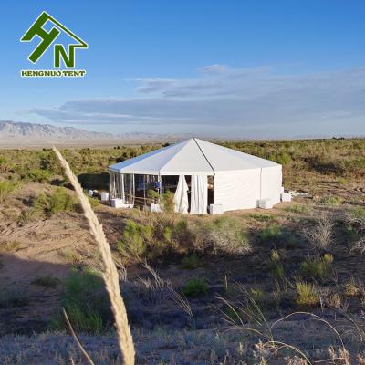 China Permanent Outdoor Roof Hexagon Marquee Tent Aluminum Structure Arabian Style for sale