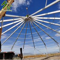 China Ridge Height 8.7m Aluminum Multi Sided Tent Hexagon Shape PVC Fabric Tent for sale