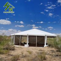 China Permanent Structure Outdoor Hexagon Marquee Tent Canopy Wedding Party Event for sale