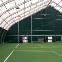 China Hengnuo Curved Event Tent TFS Flame Restardant B1 Outdoor Tennis Court for sale