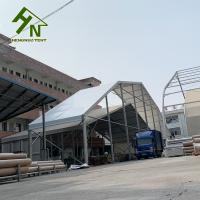 China PVC Coated Polyester Clear Plastic Tent Outdoor Arcum Roof 500 People Capacity for sale