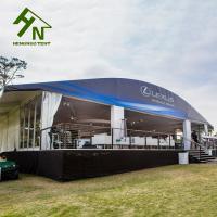 China Anodized Surface Aluminum Outdoor Event Tents Curved 15x30 Sqm For Commercial Event for sale