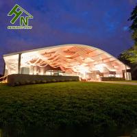 China Flame Restardant Anchor Span Tent Arcum Shape Aluminum Structure for sale