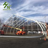 China Customized Rainproof Rub Hall Tent PVC Covering Arcum Aircraft Parking Lot for sale