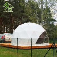 China 2-10 People Falimy Holidays Outdoor Geodesic Round Camping Dome Tent For Resort for sale