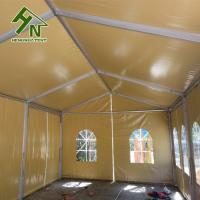 China Hard Extruded Heavy Duty Aluminum Canopy Outdoor SGS Big Yellow Tent for sale