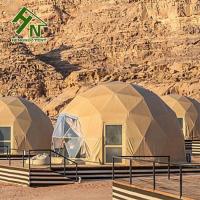 China Full Accessories Desert Geodesic Dome Tent Wind Resistant 4 Season Resort House Tent for sale
