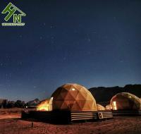 China Good Ventilation Strong Steel Frame camping Dome Tent For Desert  Resorts for sale