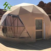 China Waterproof PVC Outdoor Camping Luxury Geodesic Dome Tent With Insulation for sale