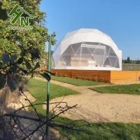 China Waterproof PVC Outdoor Camping Luxury Geodesic Dome Tent With Insulation for sale