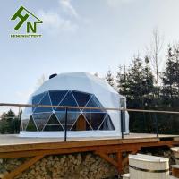 China Diameter 9m Large Outdoor 4 People Glamping Dome Tent In Forest for sale
