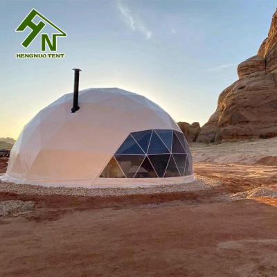 China Outdoor Camp House Luxury Igloo Geodesic Dome Tent With Windows for sale