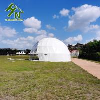 China Outdoor Camp House Luxury Igloo Geodesic Dome Tent With Windows for sale