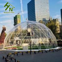 China Garden Geodesic Bubble Dome Tent Waterproof PVC Fabric Cover for sale