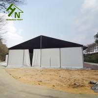 China Antibacterial Outdoor Temporary Warehouse Tent PVC Canvas 3m To 50m Wide Tents for sale