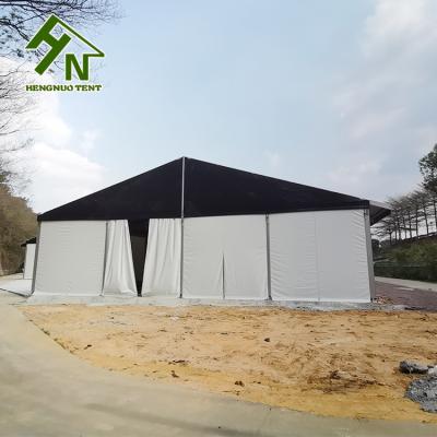 China Antibacterial Outdoor Temporary Warehouse Tent PVC Canvas 3m To 50m Wide Tents for sale