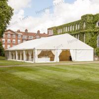 China Aluminum Frame 50x100 Tent Clear Span PVC Wedding Event Party Marquee for sale