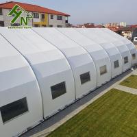 China 18x36m Double Layers Cover Outdoor Tennis Court Curved Event Marquee for sale