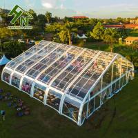 China 30x50m Arcum Canvas Party Tent Transparent PVC For Wedding Party for sale