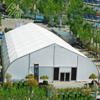 China Aluminium Swimming Pool Marquee Curved Cover PVC Roof Outdoor Pool Tent for sale