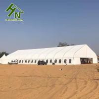 China Ridge Height 11.3m Peach Shape Curved Event Tent PVC Lacquered for sale