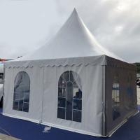 China Transparent Pagoda Top High Peak Frame Tent 5x5 Small Canopy Marquee for sale