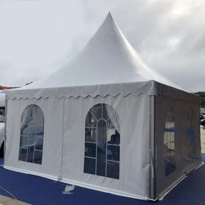 China Transparent Pagoda Top High Peak Frame Tent 5x5 Small Canopy Marquee for sale