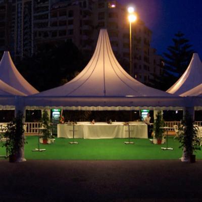 China Wind Resistant 8x8 Tent Outdoor Pagoda Wedding Party Gazebo Canopy for sale