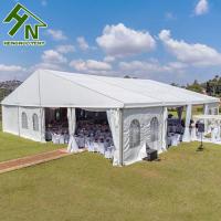 China 3m To 60m Wide Heavy Duty Marquee Tent Aluminum Structure Decorated Lining for sale